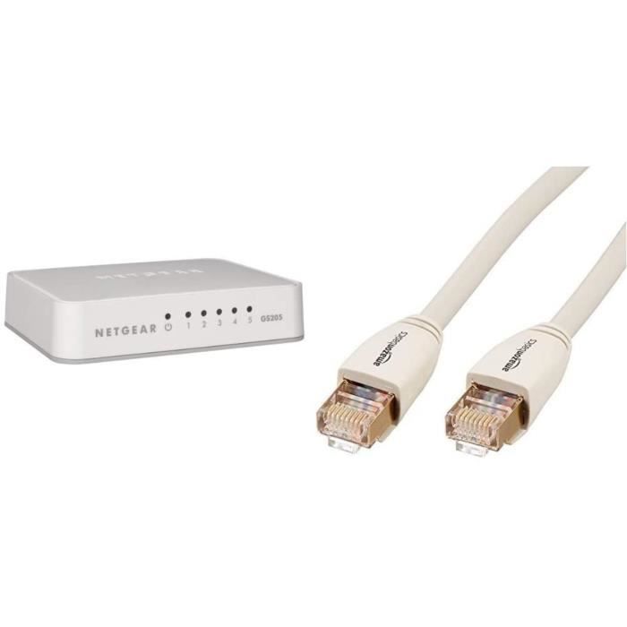 Netgear GS208-100PES Switch 8 Ports Gigabit plastique Idéal pour ...