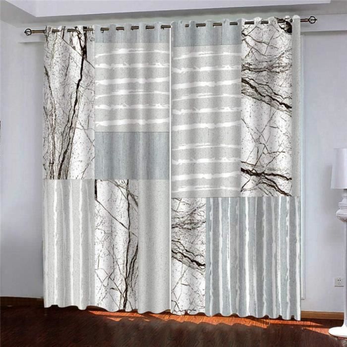 Rideau Occultant Chambre Fille - Art De La Texture Abstraite - 3D Motif ...