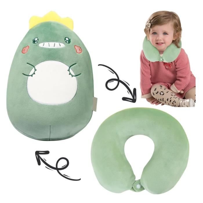 Coussin Voyage Enfant, 2 en 1 Coussin Voiture Enfant, Coussin de Voyage ...