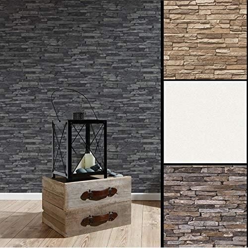 Mauer Papier peint photo aspect pierre 3D - Style loft - Papier peint ...