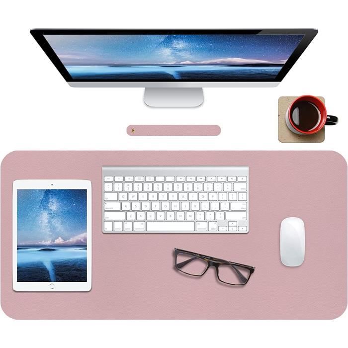 Sous-main de bureau en cuir PU antidérapant pour clavier de bureau ...