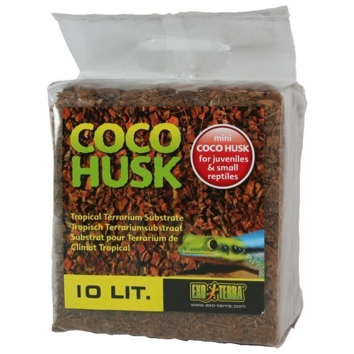 EXO TERRA Coco Husk 10 Litres -EXO TERRA (Lot de 3) - Cdiscount Animalerie