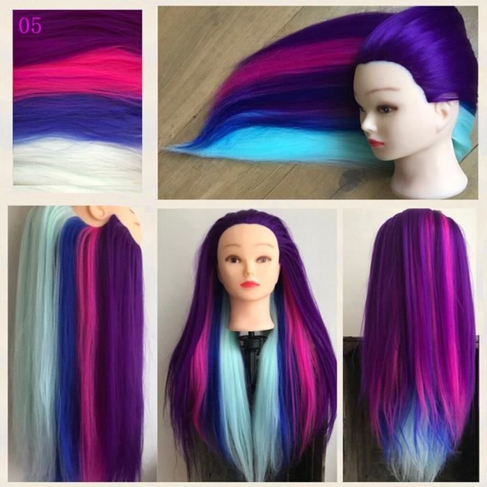 Tete a Coiffer 26" Cheveux , Têtes d'exercice Maquillage 100% de ...