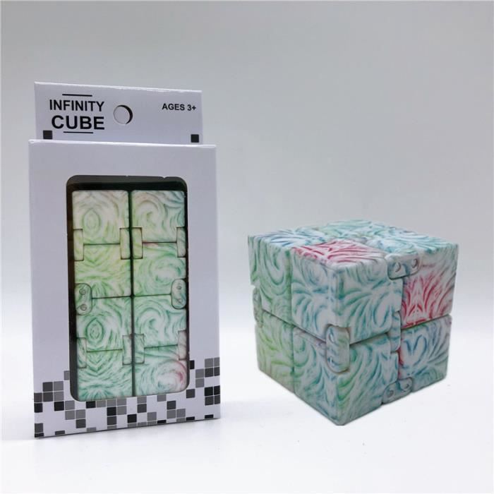 Jouet de décompression Infinity Cube vert de la marque ECELEN ...