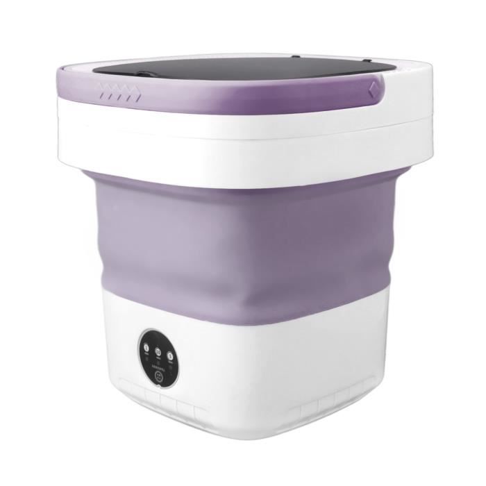 Fdit Mini laveuse à seau portable Machine à Laver Pliante, Mini Machine ...