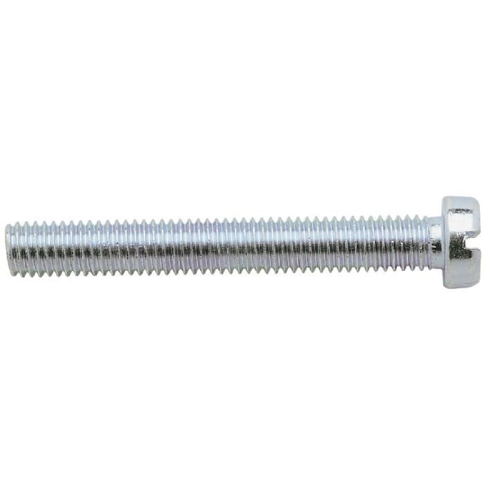 Vis à métaux tête cylindrique fendue acier zingué 4.8 DIN 84 8X60 boîte de 100 - GFD - 512178 ...