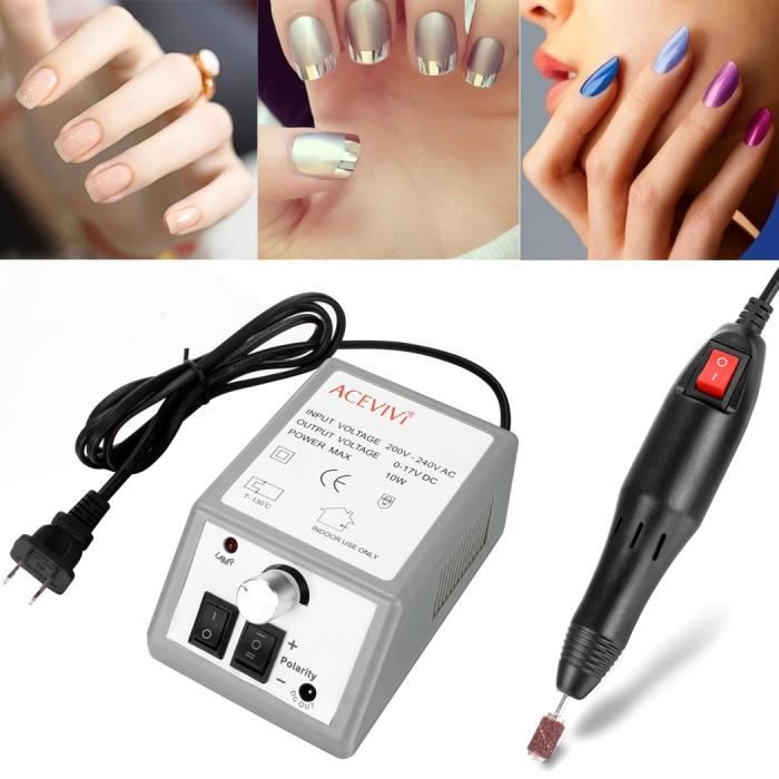 "manucure pédicure électrique met Kits perceuse machine ongles ...