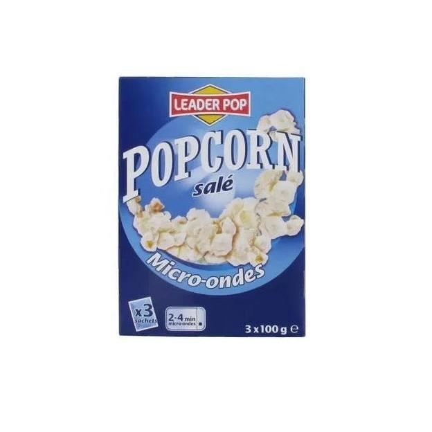 Popcorn salé x3 sachets, 300g - DDM: 02/04/23 - Cdiscount Au quotidien