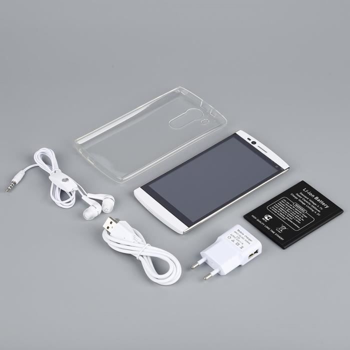 MTK6580 3500mAh 5,5 pouces IPS grand écran Smartphone Android 5.1 Dual ...