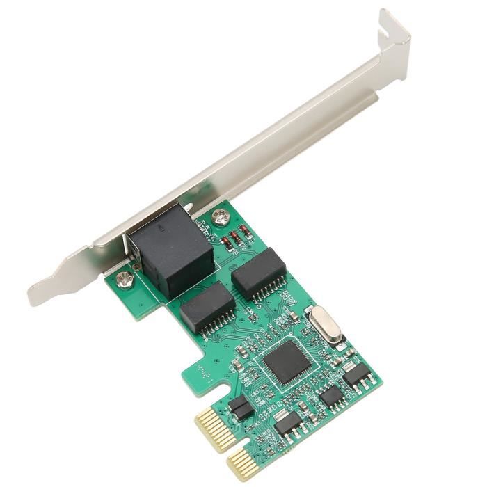 Carte réseau PCIE - QIILU - Adaptateur Ethernet - 10M/100M - PCI ...