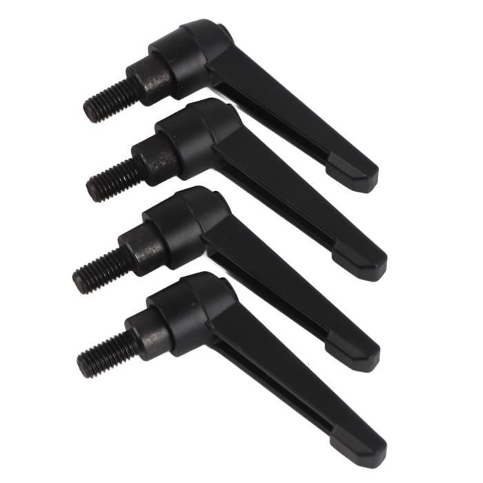 4 Poignées De Serrage Réglables M12 Filetage Femelle | Acier Inox ...