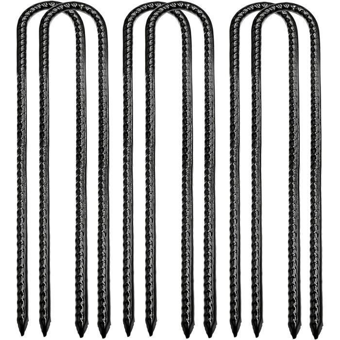 Piquets De Tente D'Agrafes De Jardin Piquet D'Armature Crochets Acier ...