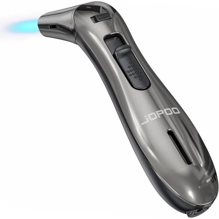 Jet Flamme Briquet Tempête À Gaz, Briquet Long Rechargeable Tempete ...