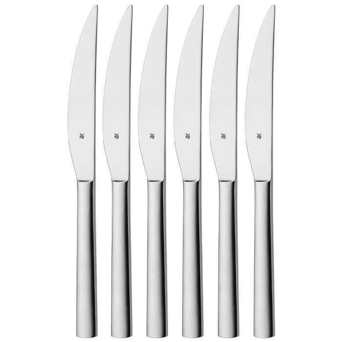 Couteaux à steak WMF NUOVA SET 6 1291716046 - Cdiscount Maison