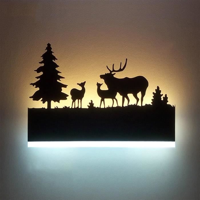 Applique Murales LED Up et Vers le bas Lampe Murale intérieur Le fer ...