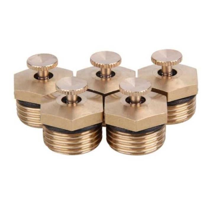 WE14467-Connecteur en laiton pour arroseur de jardin. 5 pièces. filetage. buse d'arrosage. tête ...