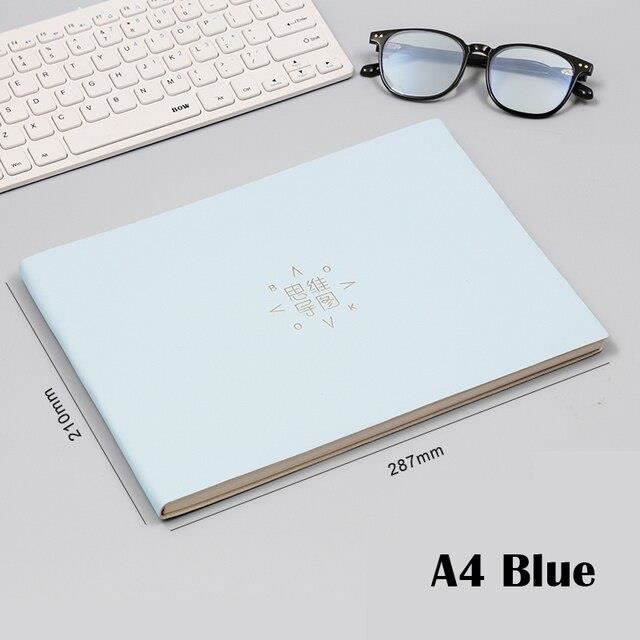 CAHIER,A4 Blue--Carnet de Notes avec cartographie de l'esprit, format ...