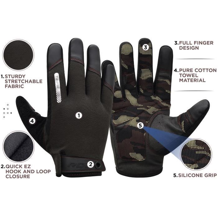 Gants d'haltérophilie RDX à doigts complets pour Crosstrainning ...