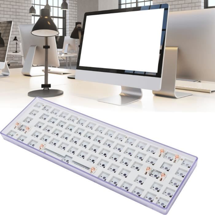 Kit de clavier mécanique - PWSHYMI - Violet - Sans fil - Switch Hot ...