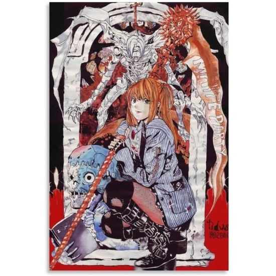 Misa Amane Death Note Poster mural esthétique pour chambre d'enfant ...