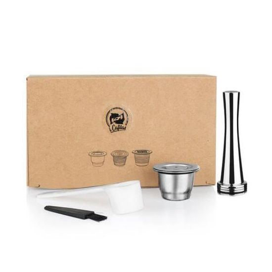 Violet - capsules de café pour Machine Nespresso, filtre réutilisable ...