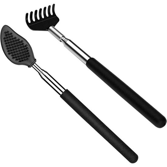 Gratte Dos, Lot de 2 Gratte Dos Télescopiques pour Hommes Femmes ...