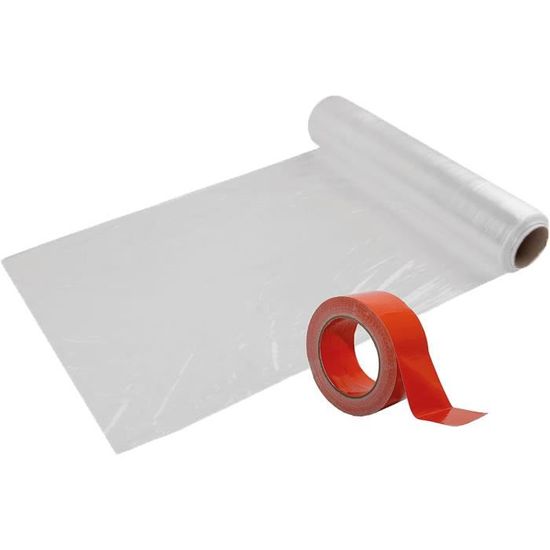 KIT DE PROTECTION EXTERIEUR - Bache de Protection Polyane 75m2 en ...