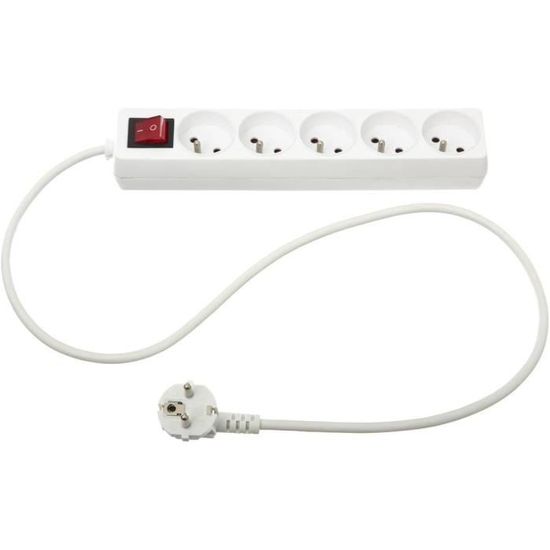 Five - Bloc Multiprise 5 Prises Avec Interrupteur Lumineux[u1794 ...