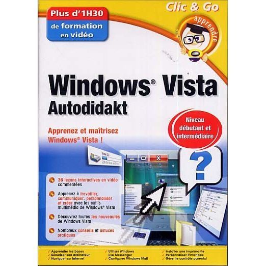 WINDOWS VISTA AUTODIDAKT / LOGICIEL PC CD-ROM - Cdiscount Maison