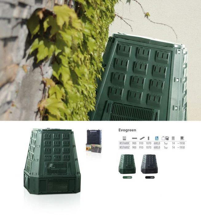 Bac à compost - Prosperplast - IKEV630Z-G851 - 630L - Vert - Résistant ...