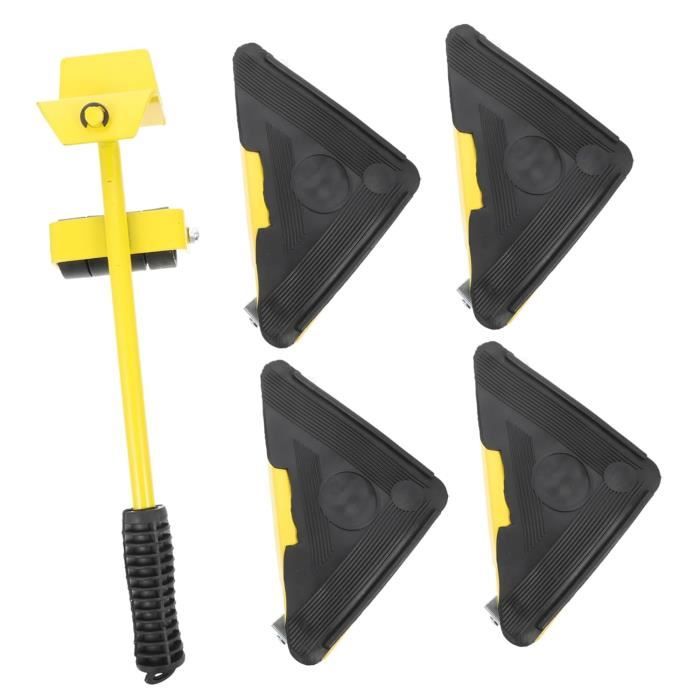 1 Ensemble D'Outils Mobiles Chariot À 3 Roues Déménageur De Roulette Se ...