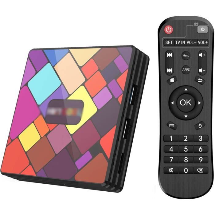 Android TV 4 K Bluetooth Wi-FI 100M LAN Ethernet 2-4 Go RAM 16-32-64 Go ...