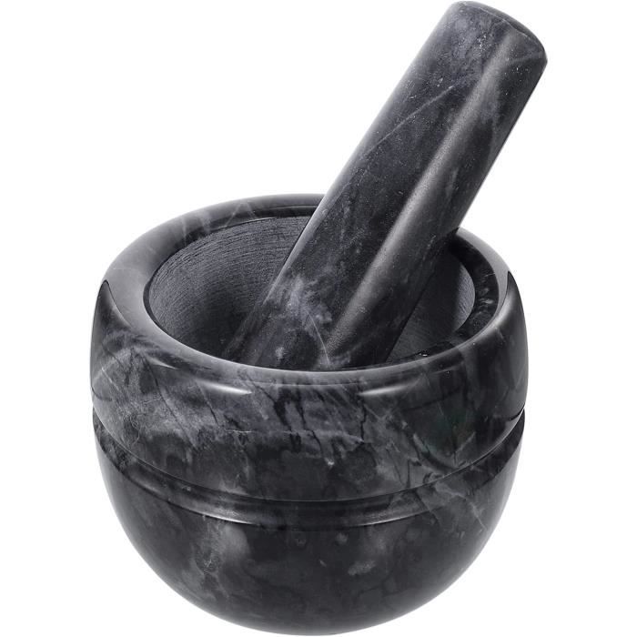 Marbre Mortier Et Pilon Set Pilon Et Mortier Bol Pierre Moulin À Ail ...