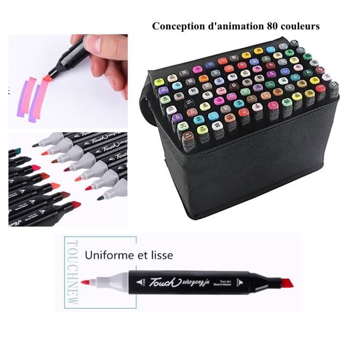 Stylos Marqueurs Marker Marqueurs à Feutre Alcool Double Pointe ...