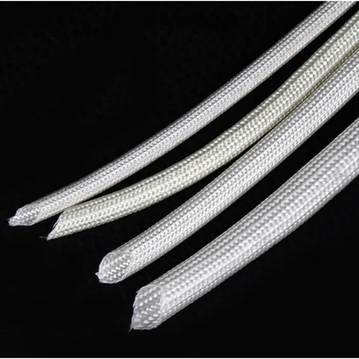 Câble - Tube en Fiber de verre - 2mm - 5M - Résine de Silicone - Isolé ...