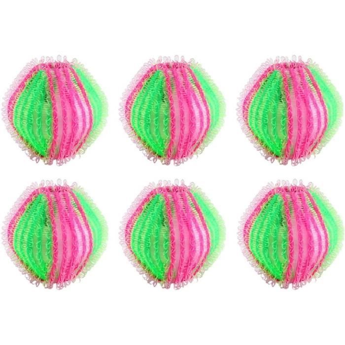 Boule à linge 6pcs Machine à laver Vapeur de cheveux Laundry Ballon ...