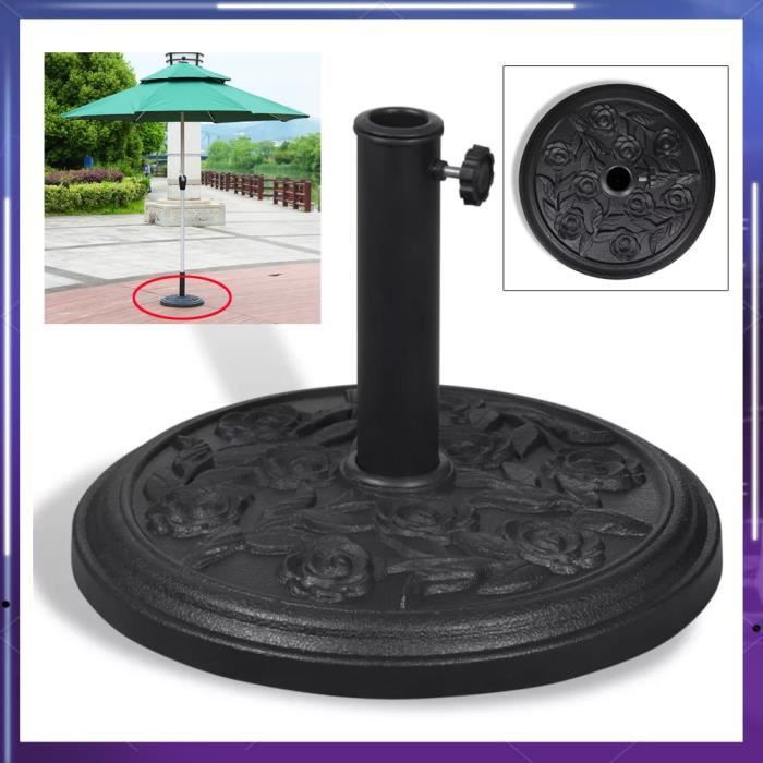 Socle de parasol rond Résine Supports pour parasols Vogue LEC ...
