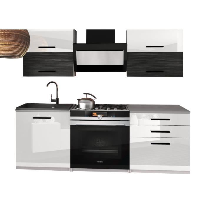 KATALINA - Cuisine complète L120 cm - Cuisine droite 4 pcs - Plan de ...