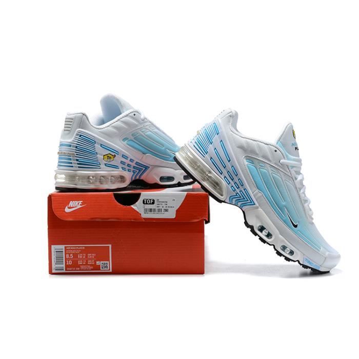 Baskets NIKKE TN Plus 3 Rétro élégant Low gang mouvement Chaussures Blue 2102-10 Hommes Size-40 ...