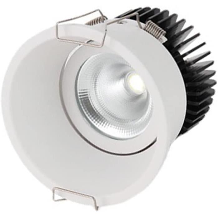 LED Encastré Au Plafond Spots Spots Angle De Faisceau 38 ° Globe ...