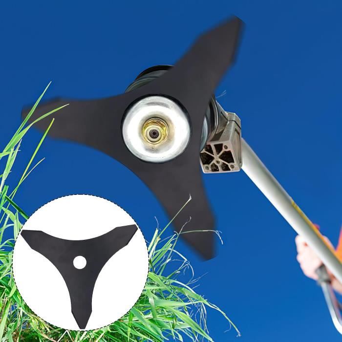 Lame 3 Dents, Lame Débroussailleuse Ronce, Lame De Débroussailleuse Universelle, Disque ...