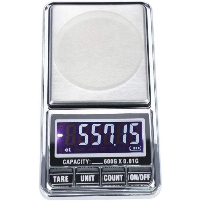 Balance Numérique Électronique De Précision Usb (600 G-0,01 G)[L3342 ...