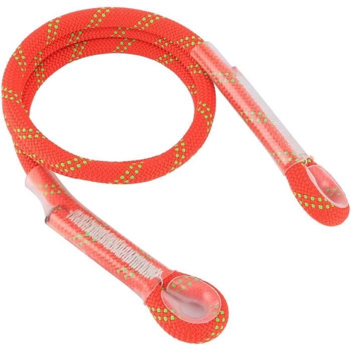 Corde D'Escalade D'Extérieur, 120 Cm Orange Corde D'Escalade Longe Anti ...
