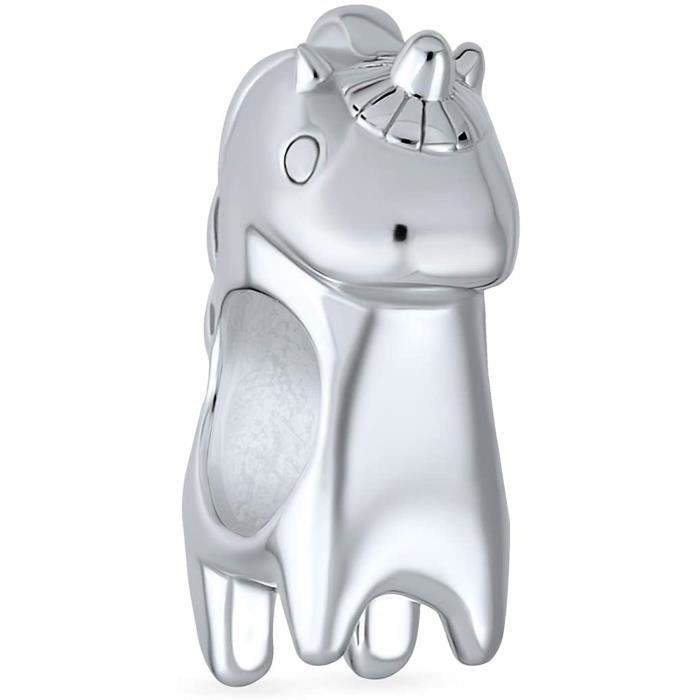 Bonne chance Dessin animé Conte de fées Licorne mythique Charm Perle ...