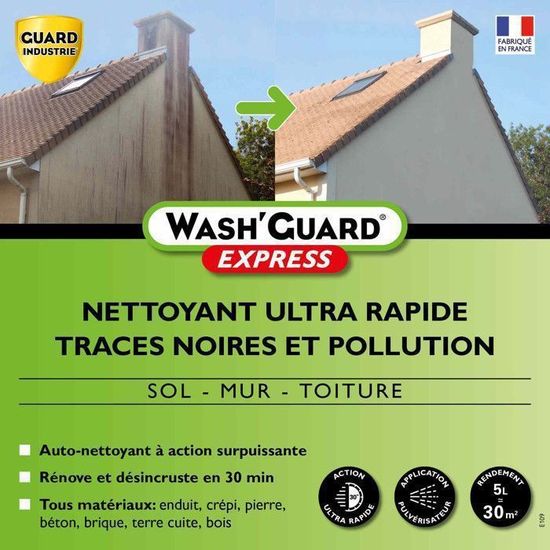 WashGuard Express - Nettoyant extérieur désincrustant version ultra ...