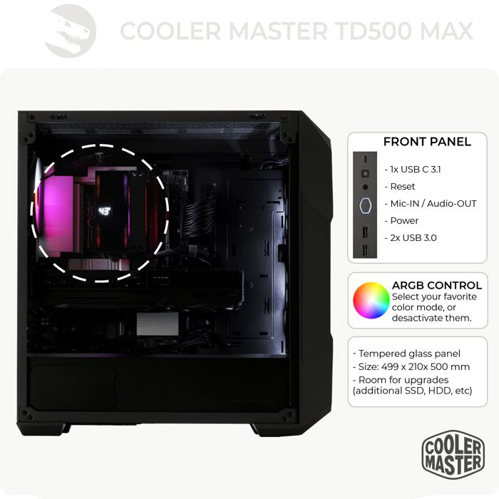 Sedatech PC Gamer Pro ATX Premium • AMD Ryzen 7 9800X3D • RTX5090 • 64Go DDR5 • 2To SSD M.2 ...