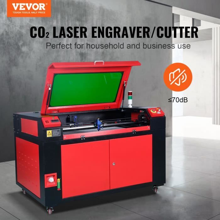 Machine à Graver Laser - VEVOR - Graveur Laser CO2 - Machine de Gravure ...