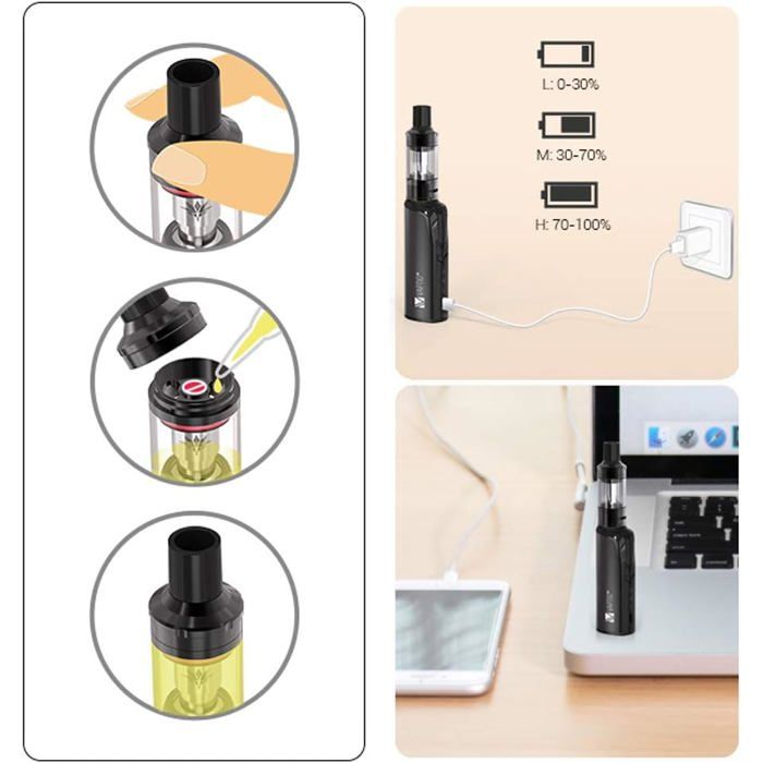 Cosmo Kit 30W Cigarette électronique E-cigs 1500mAh Batterie Vape Pen ...