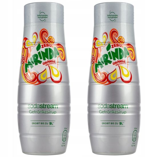 Sirop concentré - SodaStream - Mirinda Zero - 2x440 ml - Sans sucre ...