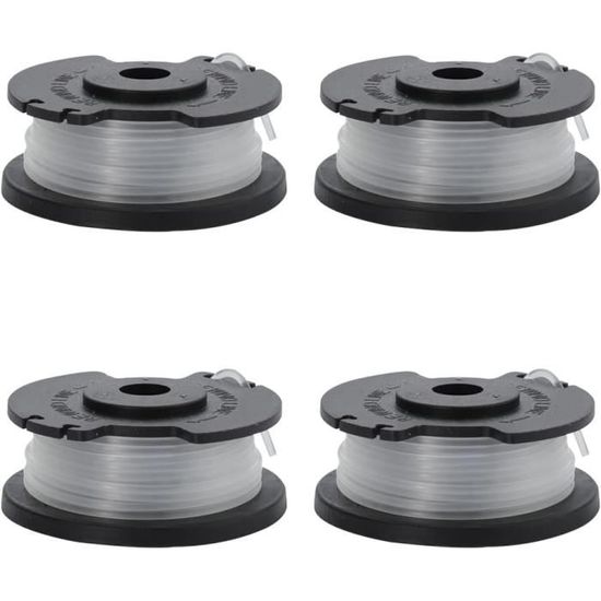 Lot de 4 bobines de fil de rechange pour coupe-bordures Einhell GE-CT 18-28 Li et GE-CT 18-28 Li ...